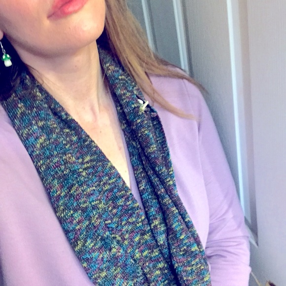 Mudd | Accessories | Y2k Mudd Infinity Loop Scarf In Deep Blue And Deep ...